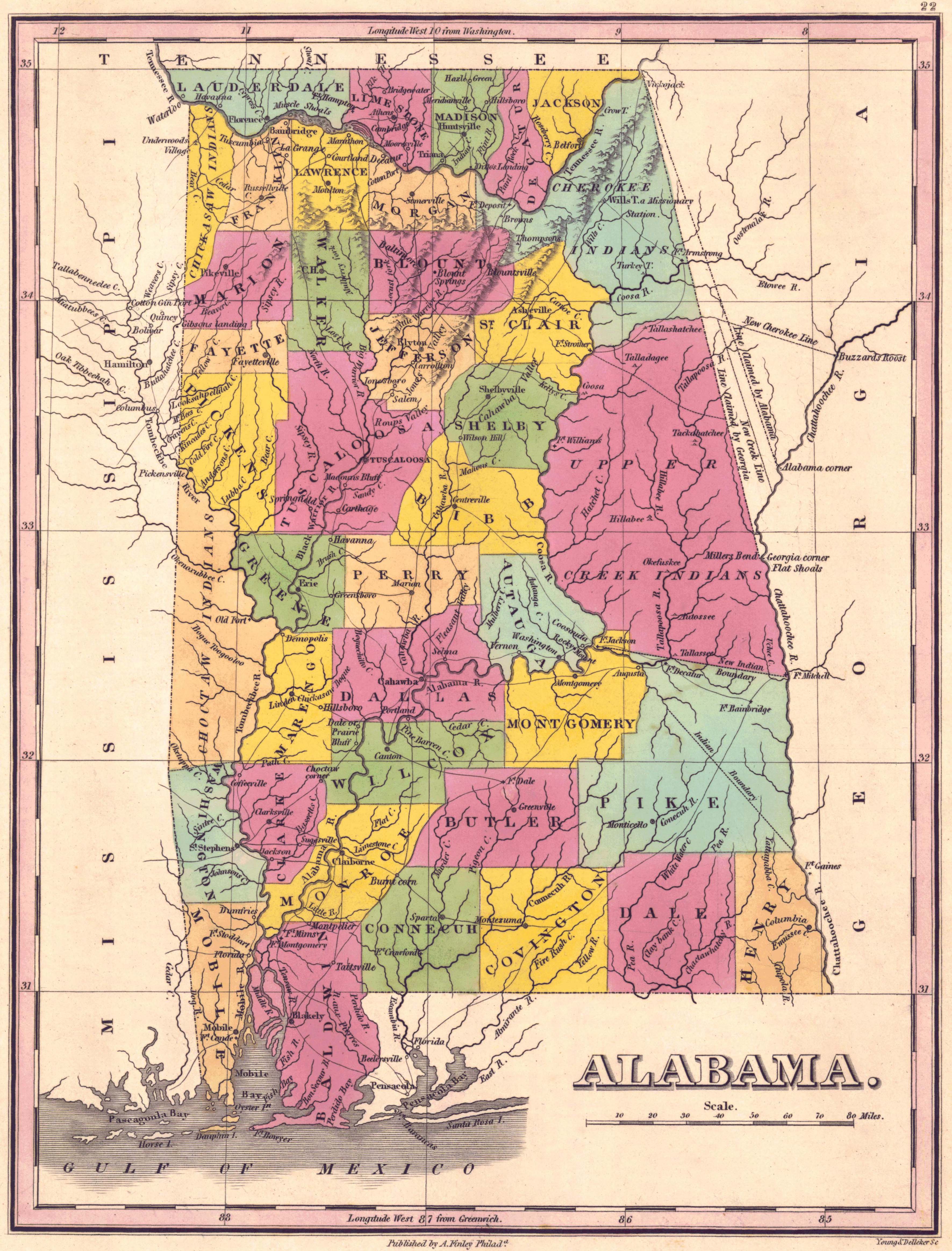 Alabama townships and range map - traffickjkl